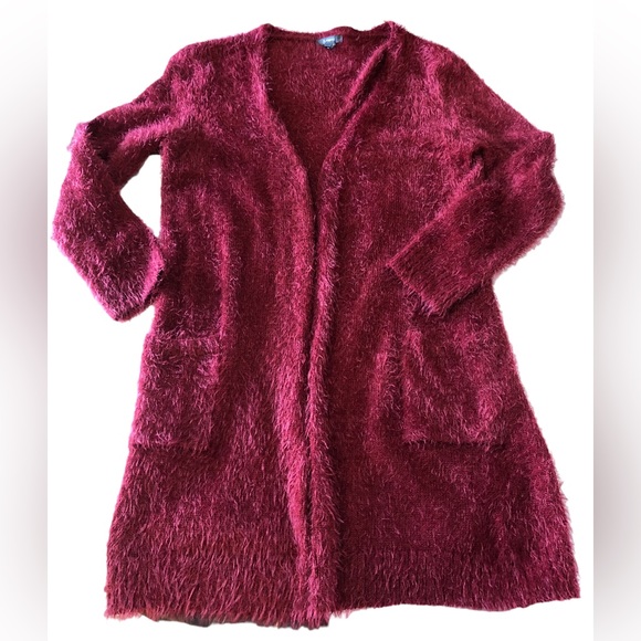 &merci | Jackets & Coats | Sz Lg Fuzzy Jacket | Poshmark